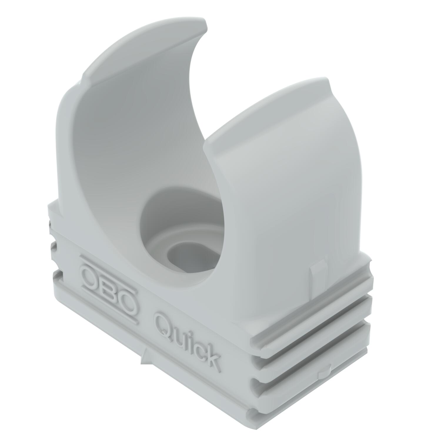 Quick clip, light grey | OBO