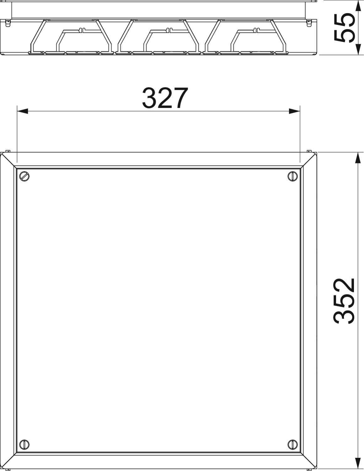 JBT underfloor junction box - for PVC duct | OBO